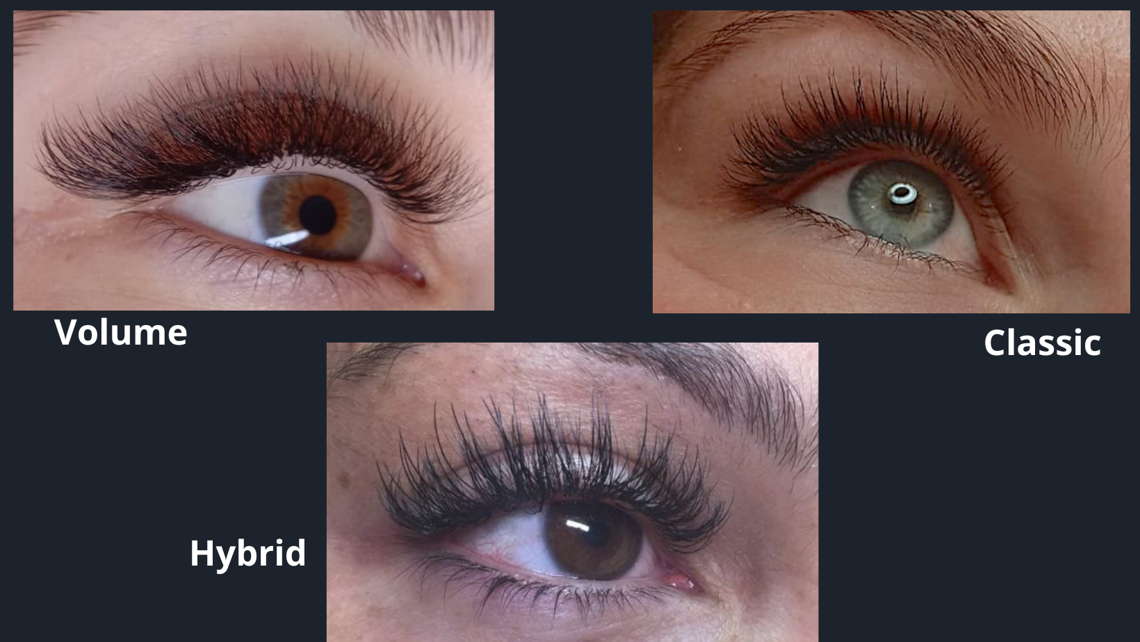 Volume vs Classic vs Hybrid: What type of lash extensions should I get ... Volume vs Classic vs Hybrid: What type of lash extensions should I get ...